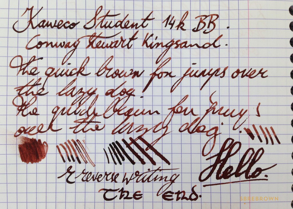Kaweco Double Broad Gold Nib Review | Hey there!
