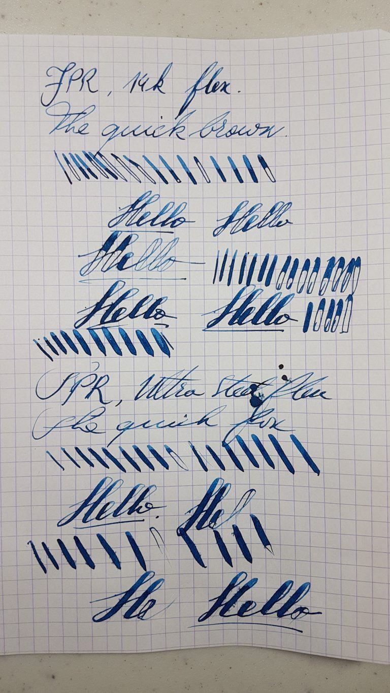 Fountain Pen Revolution 14k and Ultra Flex Nibs Review | Hey there!